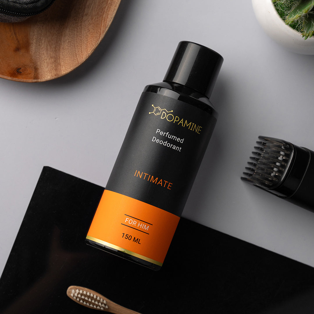 Buy Dopamine Intimate Deodorant for Men | Body Spray for Men – Dopamineshop.in